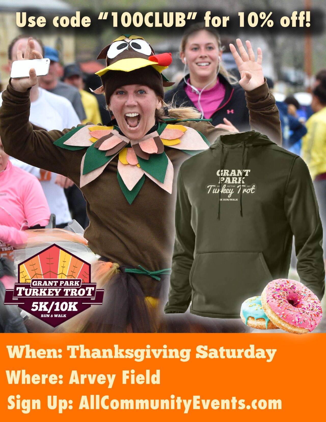 2023 Grant Park Turkey Trot - 100 Club Of Illinois