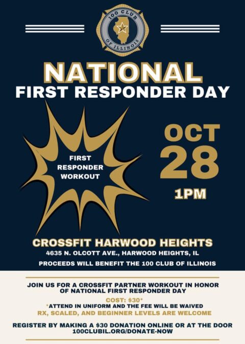 National First Responder Day Workout - 100 Club Of Illinois