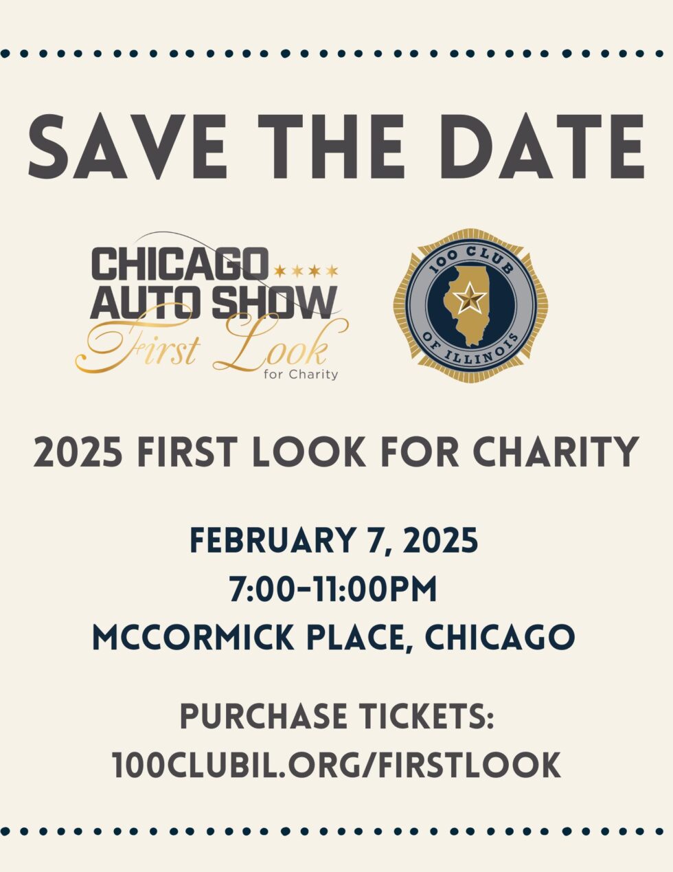 2025 First Look For Charity - 100 Club Of Illinois