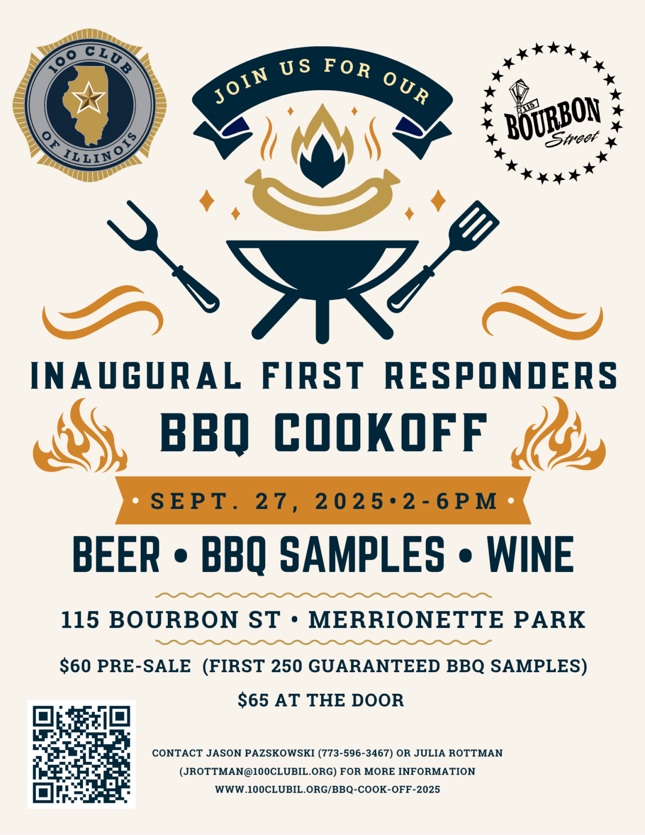 First Responder BBQ Cook Off - 100 Club Of Illinois